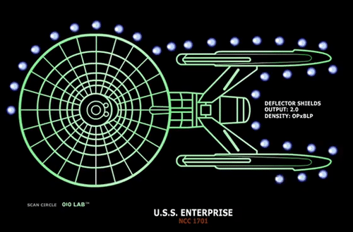 Shields Up/Down Board for Star Trek USS Enterprise 1701 Refit/A ...